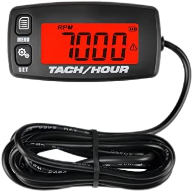 Amazon.com: RacingPowerSports Backlit Digital Tach Tachometer Hour ...
