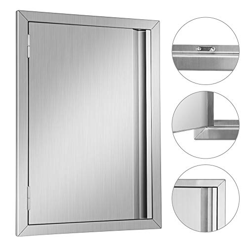 MorNon BBQ Access Door 17X24Inch 304 Stainless Steel Outdoor Kitchen ...