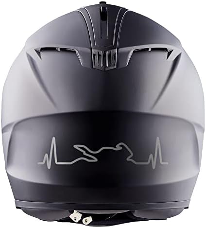 Finest Folia Aufkleber Herzschlag Bike 2 Stück je 12,2x3cm Sticker für ...