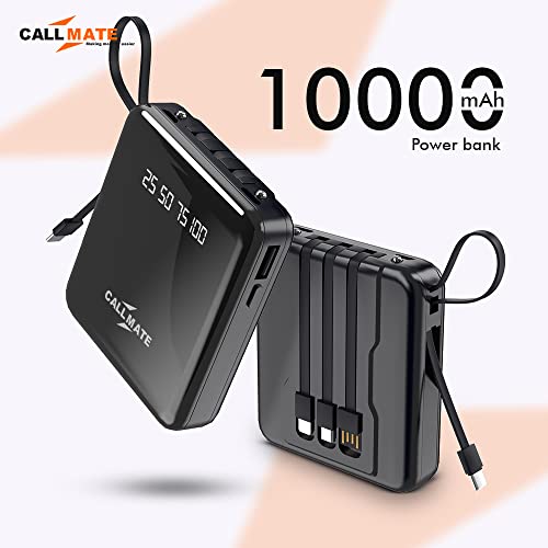 CALL MATE DX03 Power Bank 10000mAh Li-Polymer with 2.4 Fast Charging ...