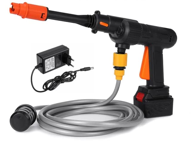 Hetkrishi Cordless Rechargeable Pressure Washer, Portable Power Cleaner ...