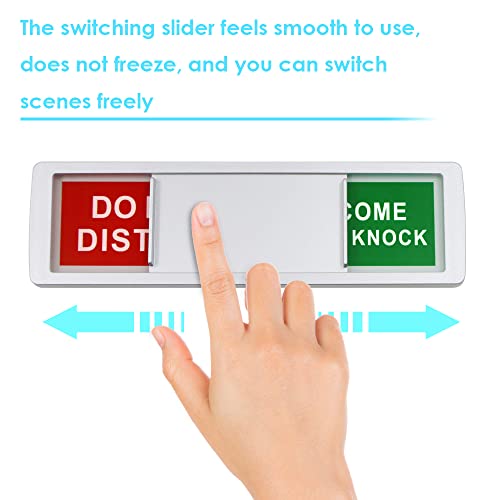 Snapklik.com : 7 X 2 Inch Do Not Disturb Sign, Slider Door Indicator ...
