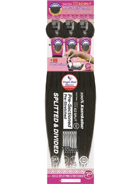 Amazon.com : Janet Collection Nala Tress 3X EZ SPLIT Pre-Sectioned Pre ...