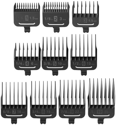 Amazon.com: Oneisall 10Pcs Attachment Guide Comb Guards Dog Clippers ...