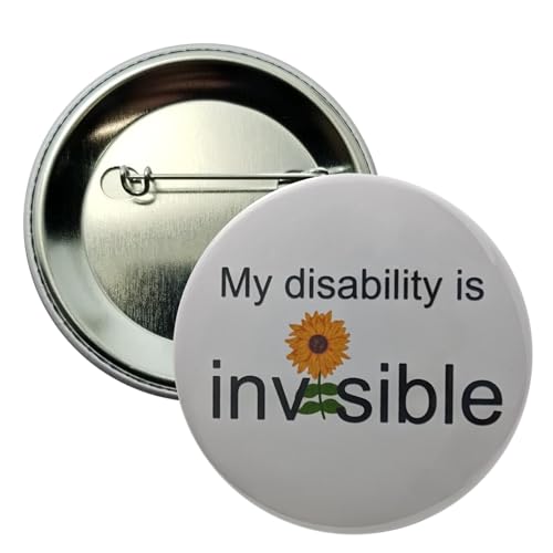 Amazon.com: Hidden Disabilities pin - My Disability is Invisible ...
