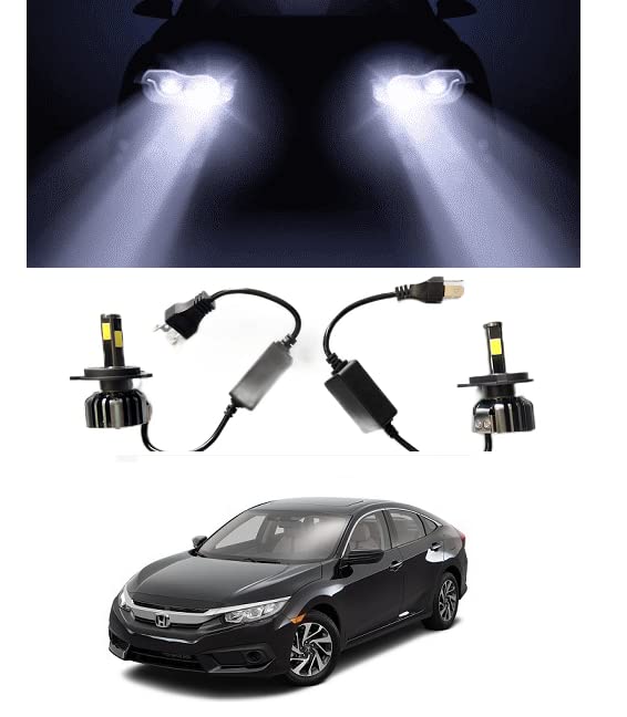 Trigcars H O N D A Civic Car 55W New 4 Side Micro Chip Heavy Duty LED ...