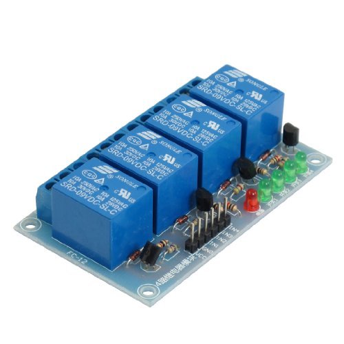 3NH® DC 9V 4-Channel Low Level Trigger DIY Relay Module for MCU ...
