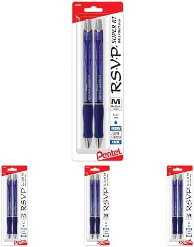 Amazon.com : Pentel RSVP Super RT Ballpoint Pen, (1.0mm) Medium Line ...