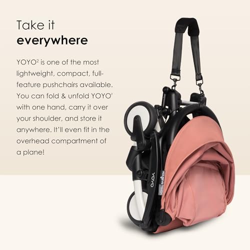 BABYZEN YOYO Foldable Stroller - Includes Newborn Pack (Ginger), White ...