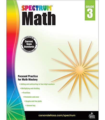 Spectrum Math Workbook Grade 3 Bertrand De Maillard