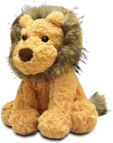 Amazon.com: 10" Cute Lion Stuffed Animal Plush Toys for Kids, Soft Lion ...