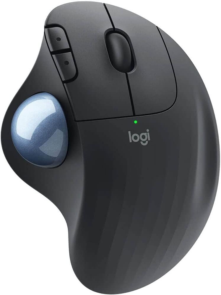 Amazon.com: Logitech MX Ergo Plus Wireless Trackball Mouse, 2048 dpi ...