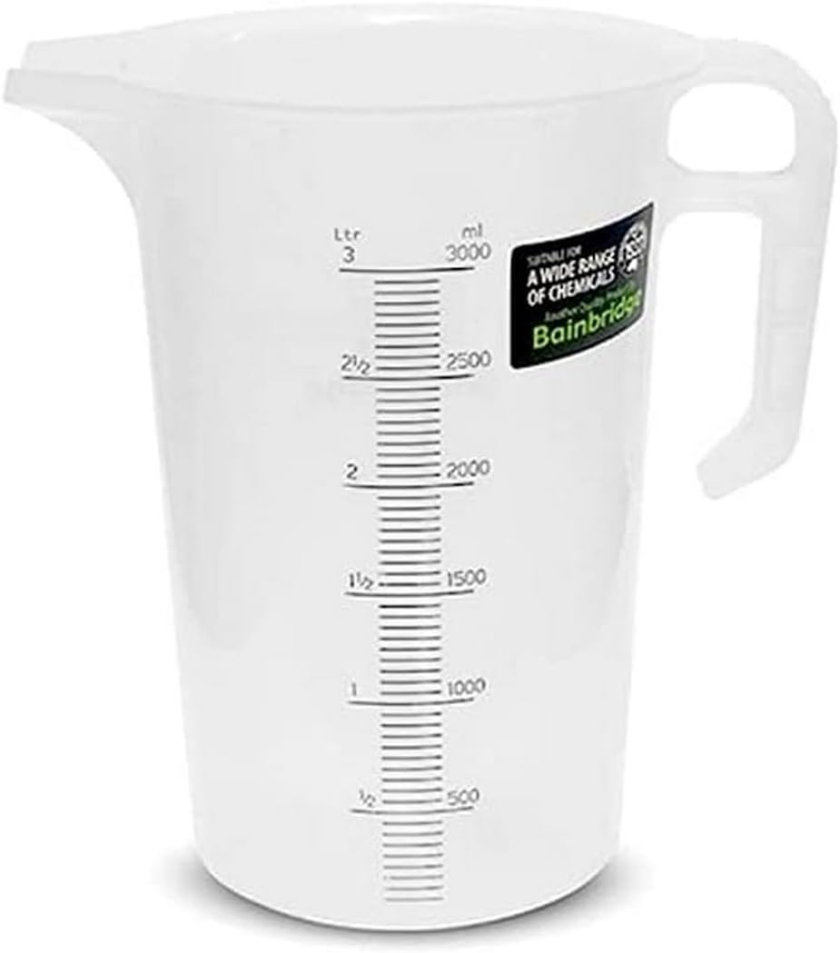 Bainbridge Fluid and Chemical Measuring Jug, 3 Litre Capacity : Amazon ...
