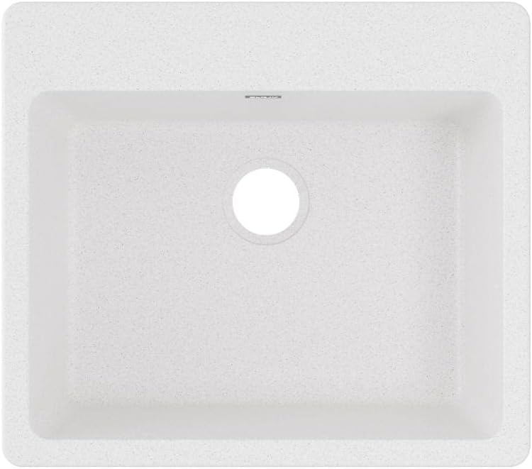 STERLING 996-0 Latitude 25-inch by 22-inch Top-mount Single Bowl ...