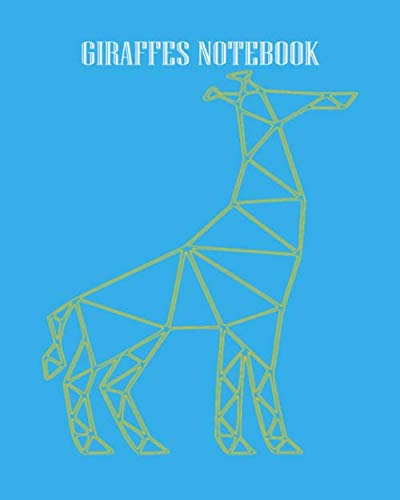Amazon.co.jp: GIRAFFES NOTEBOOK: drawn giraffe - 50 sheets, 100 pages ...