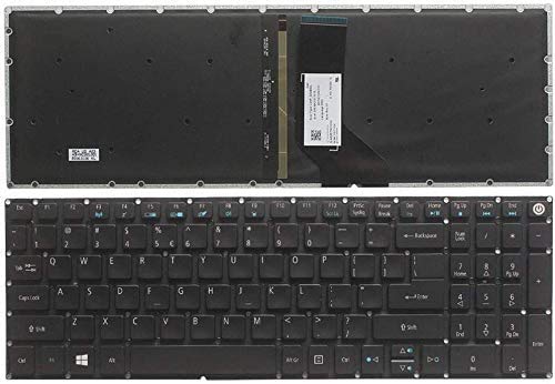 Laptrix Laptop Replacement Keyboard Fit Acer Aspire E5-523 E5-532 E5 ...