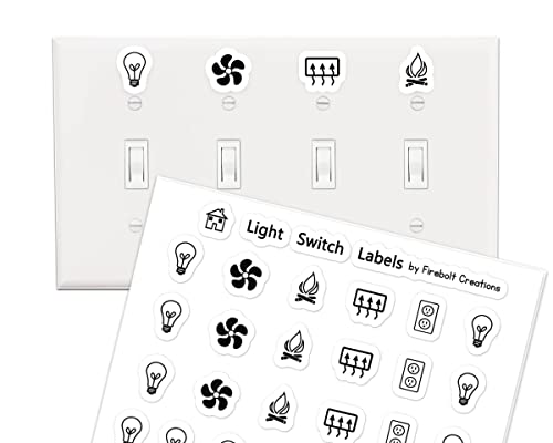 Amazon.com: Light Switch Labels, switch plate stickers, USA : Handmade ...