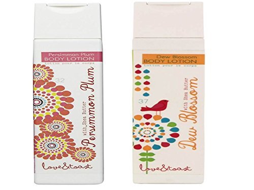 Buy Dew Blossom Body Lotion and Persimmon Plum Body Lotion, 6.7 Ounces ...