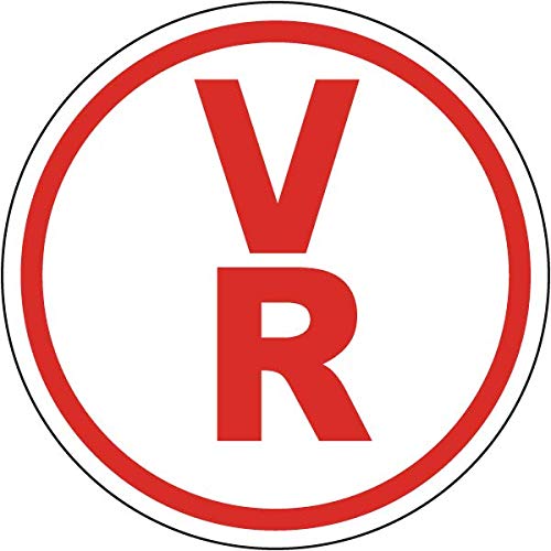 Reflective Vinyl New York Truss Construction Label: V R, 6 x 6 with ...
