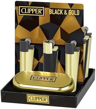 Amazon.com: Clipper Premium Metal Lighter Set - 1 ICY Blue Jet Lighter ...