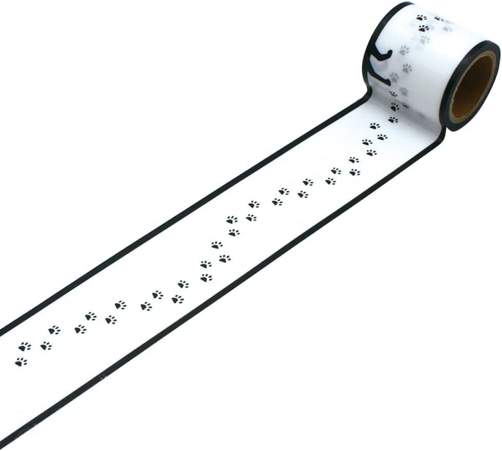 Amazon.co.jp: YOJO TAPE 小屋女子DIYカフェ 養生テープ YOJOTAPE ねこの足跡 YJ3-44 : 産業・研究開発用品