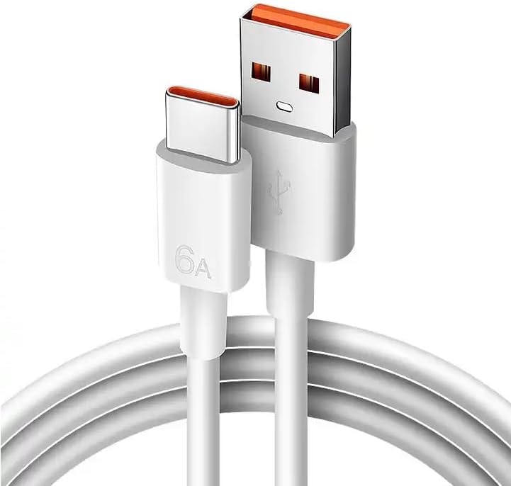 Amazon.com: Turbo Charge Cable for Xiaomi. USB Cable 6A Fast Charging ...