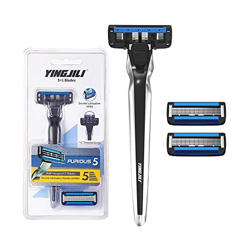 Amazon.com: Razor 5 Layer Blades System Safety Changeable Metal Razor ...