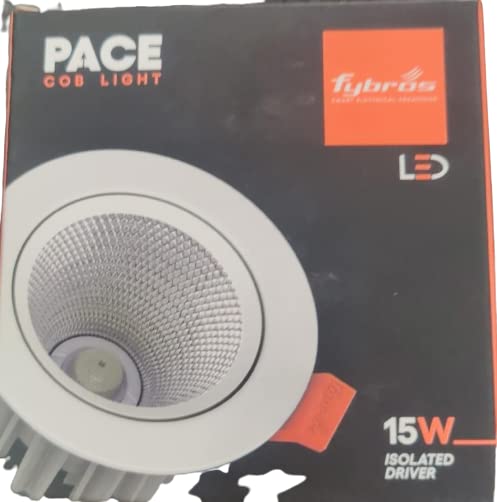 Swastika Electricals 15WATT Round LED Ceiling COB Spot Light : Amazon ...