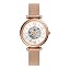 Amazon.com: Fossil Women's Carlie Mini Quartz Stainless Steel Three ...