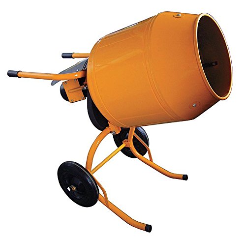 Amazon.com: Industrial Grade 10N694 Wheelbarrow Mixer, Size 4 3/4 Cu-Ft ...