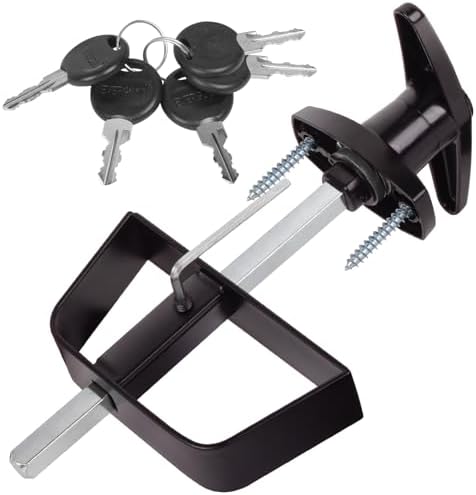 Amazon.com: StartFine Shed Door Lock 4-1/2" T-Handle Shed Door Handle ...