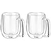 Buy Amazon Brand - Solimo Borosilicate Glass Double Wall Tea Cup | Heat ...