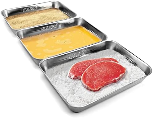 Amazon.com | Pampered Chef Coating Trays (Set of 3) Plus Tool for ...