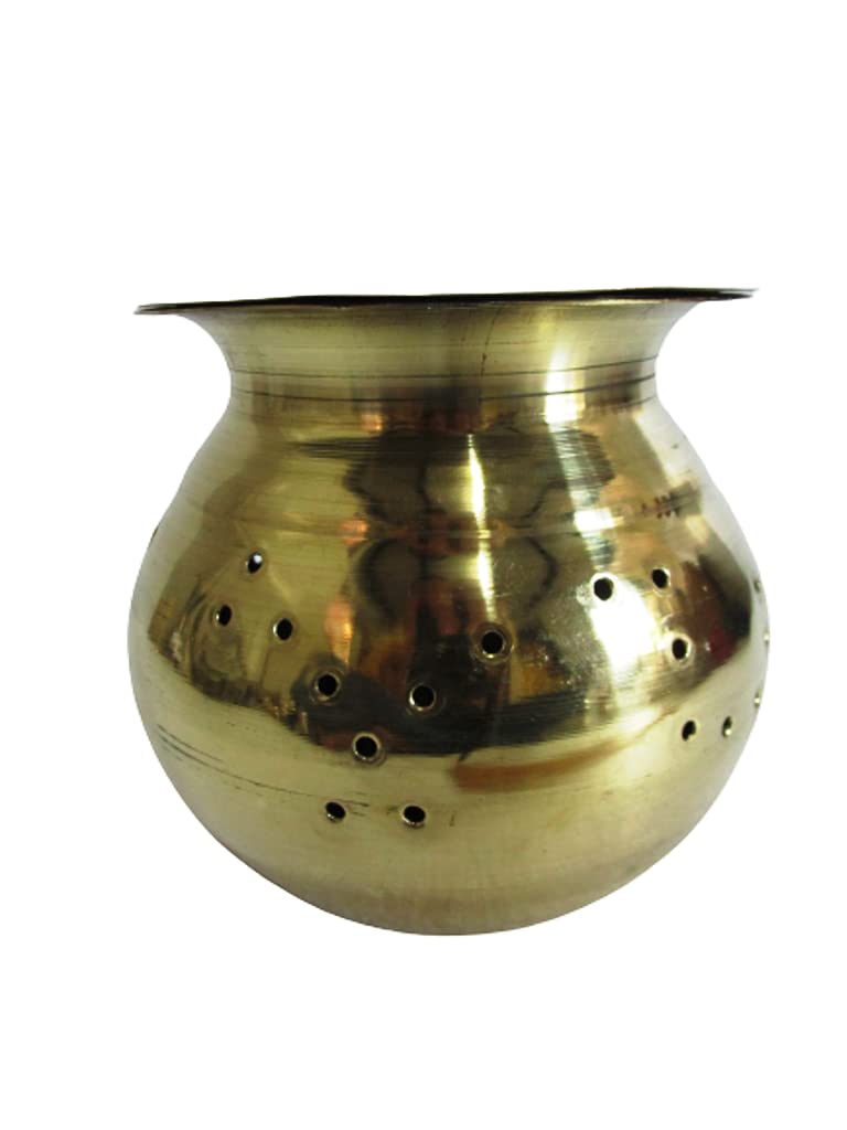 Brass Blessing Hindu Goddess Garbo Brass Diya Pot Mataji Navratri ...