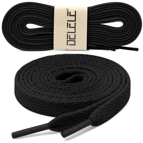Snapklik.com : 2 Pair 83 Inch Flat Shoe Laces 5/16 Wide Shoelaces For ...