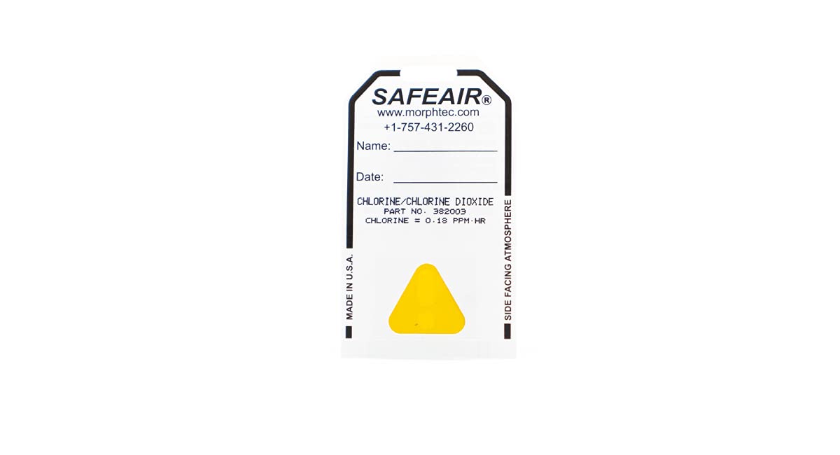 Amazon.com : SafeAir Chlorine & Chlorine Dioxide Badge (Part# 382003-50 ...