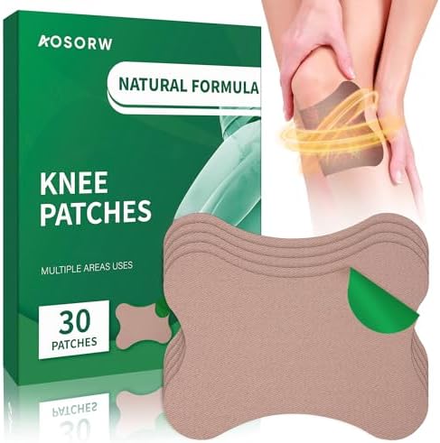 Amazon.com: AOSORW Natural Herbal Knee & Joint Heat Patches – 30 Count ...