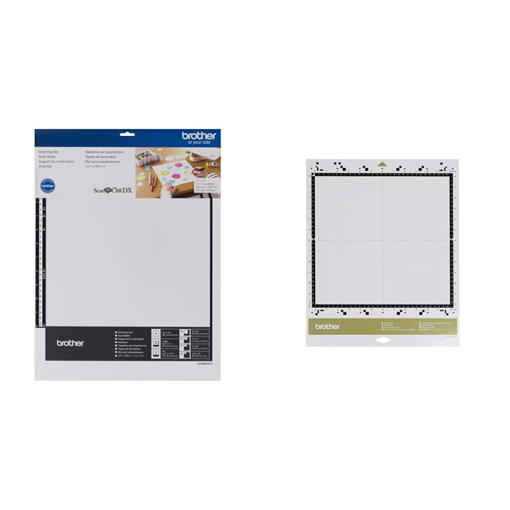 Amazon.com: Brother ScanNCut DX Mat CADXMATS12, 12" x 12" Scanning Mat ...
