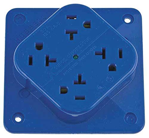 20A Quad Receptacle 125VAC 5-20R BL - HUBBELL WIRING DEVICE-KELLEMS ...