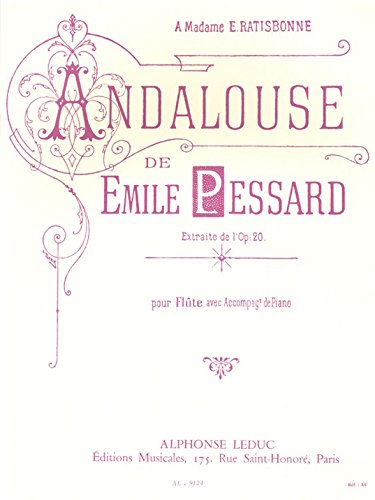 Amazon.com: EMILE PESSARD: ANDALOUSE (FLUTE/PIANO): 9790046091247 ...