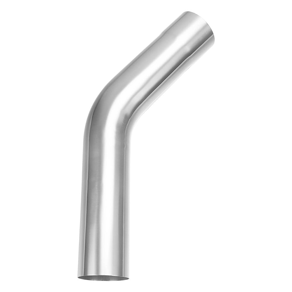 A-KARCK Exhaust 45 Degree Tube 3.5" OD, Stainless Steel Exhaust Pipe ...