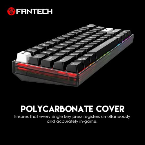 Snapklik.com : FANTECH MAXFIT61 Frost 60% Mechanical Keyboard, Type-C ...