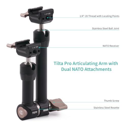 Tilta 10 inches Pro Articulating Arm with Dual NATO Attachments with ...