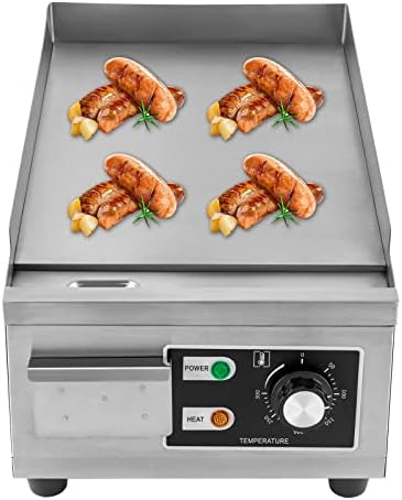 Amazon.com: Commercial Electric Griddle 19'' Flat Top Grill Countertop ...