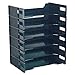 Amazon.com: Innovative Storage Designs Stackable Letter Trays, Black ...