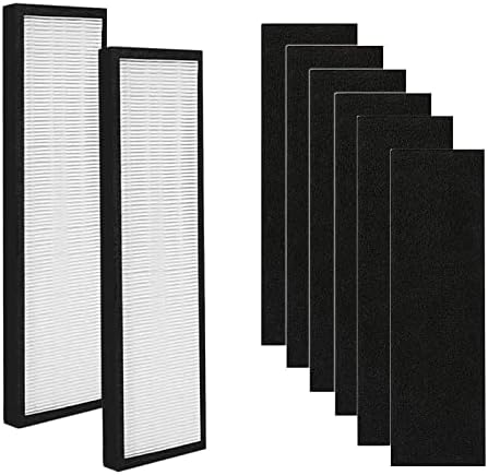 2 Pack FLT5000 HEPA Filters & 6 Carbon Active Pre-Filters kit ...