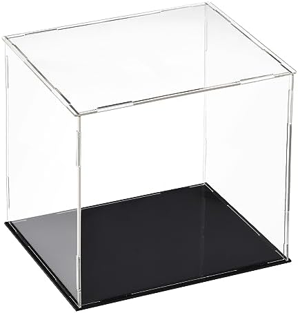 Amazon.com: uxcell Acrylic Clear Display Case Box Dustproof Protection ...