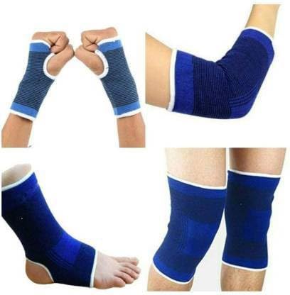 Buy Adonyx Combo Of Knee,Palm, Knee Support (Blue, Free Size) (Pack of ...