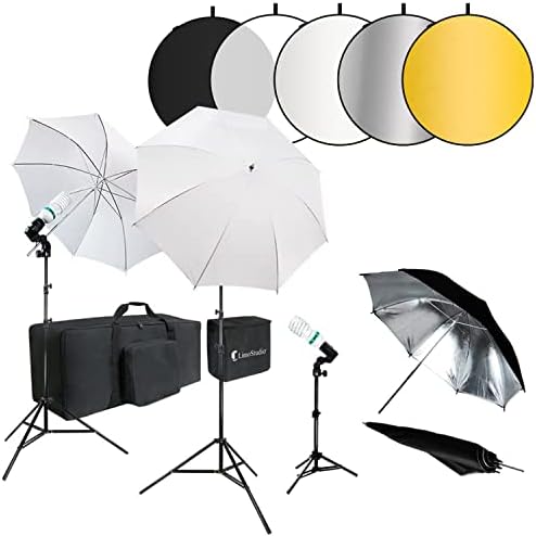 Amazon.com : StudioFX Photo Studio Lighting Light kit & Stand / (3) 10 ...