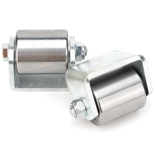 Snapklik.com : 4 Pack Skid Wheels2 Weld-On Trailer RollersWeatherproof ...